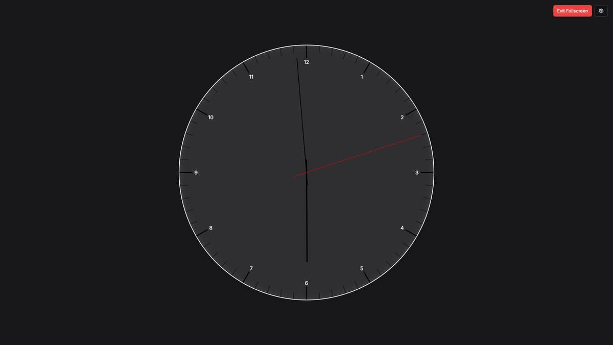 Analog Clock: Transform Your Screen Into an Elegant Timepiece and ...