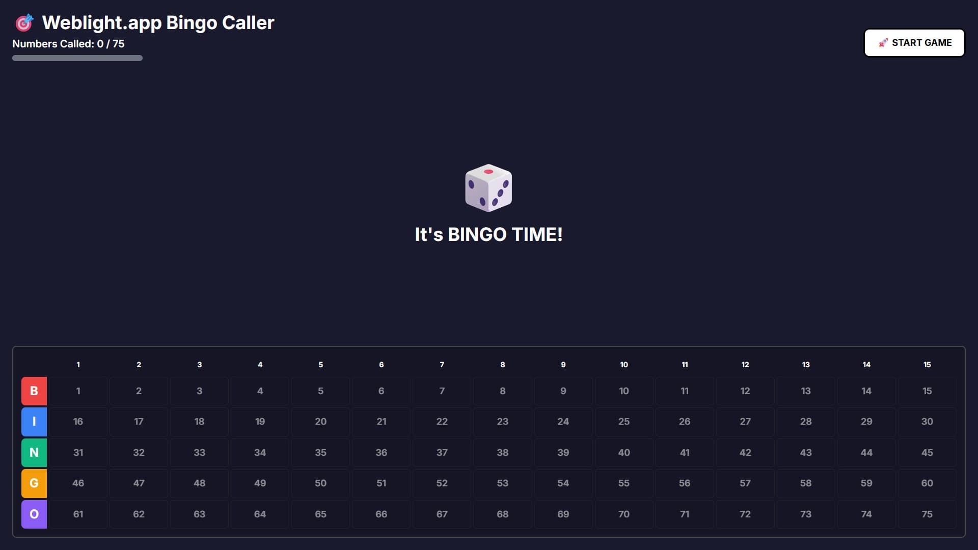 Free Online Bingo Caller: Host Professional Games with Automated ...